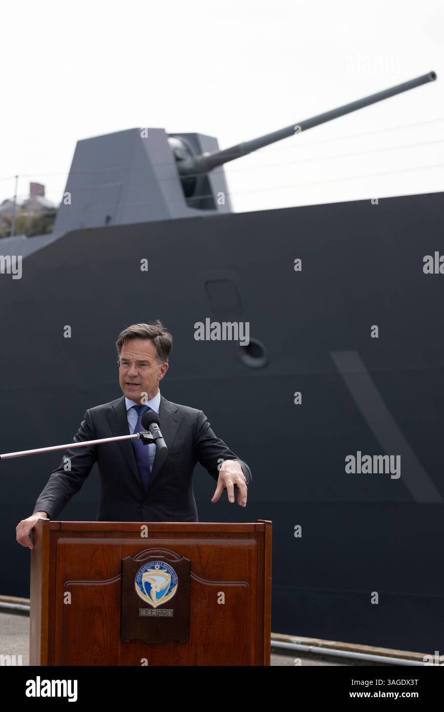 NATO Secretary General Mark Rutte speaks to journalists regarding the ...