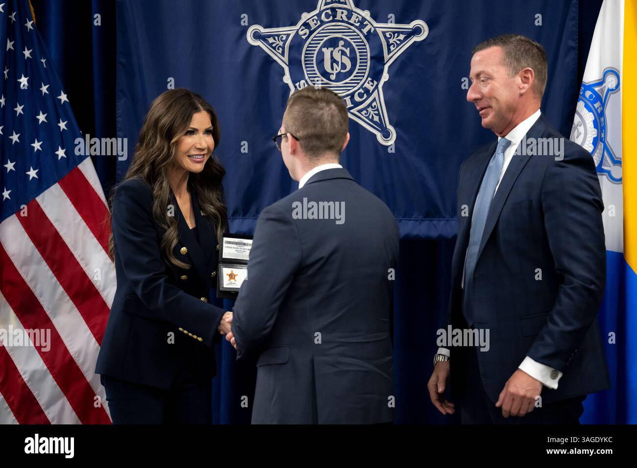 Department of Homeland Security (DHS) Secretary Kristi Noem visits the ...