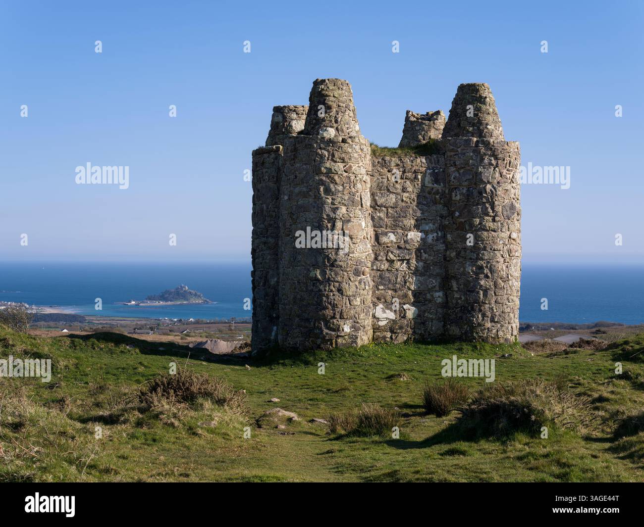 ROGERS TOWER 18th CENTURY FOLLY CASTLE & DINAS QUARRY PENWITH MOORS ...