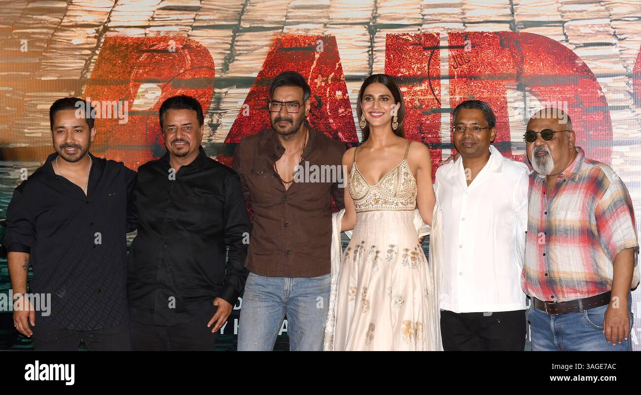 Mumbai, India. 08th Apr, 2025. From (L-R) Producer Abhishek Pathak ...