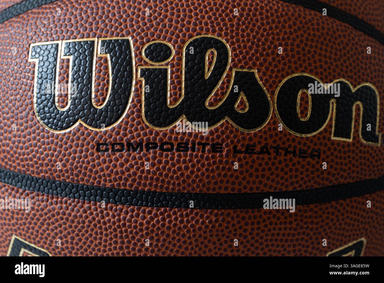 Lviv, Ukraine - April 8, 2025: Wilson Reaction PRO basketball Stock ...
