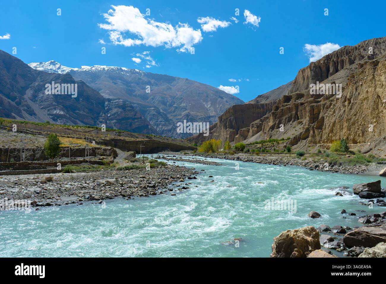 Spiritual Land of India, The Blue water River, Spiti River, Spiti ...