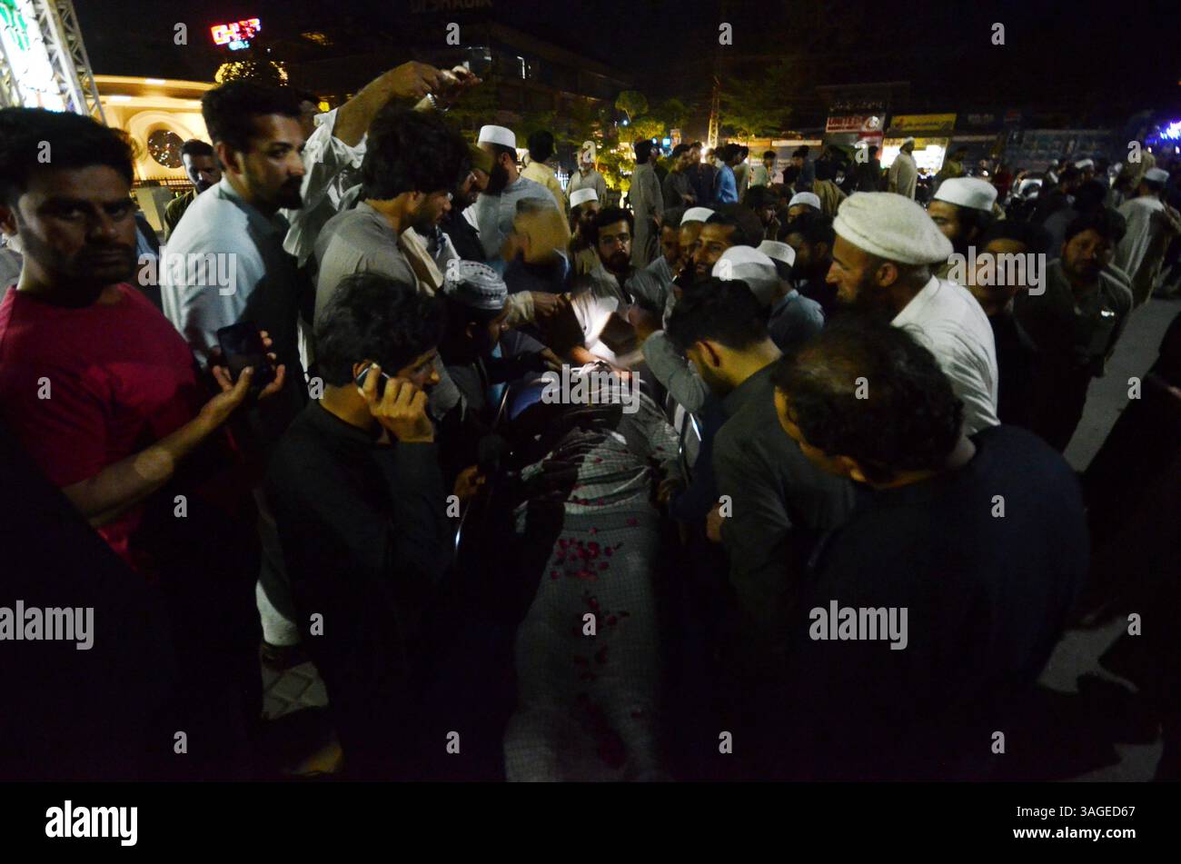 April 8, 2025, Peshawar, Peshawar, Pakistan: Protest Erupts on ...