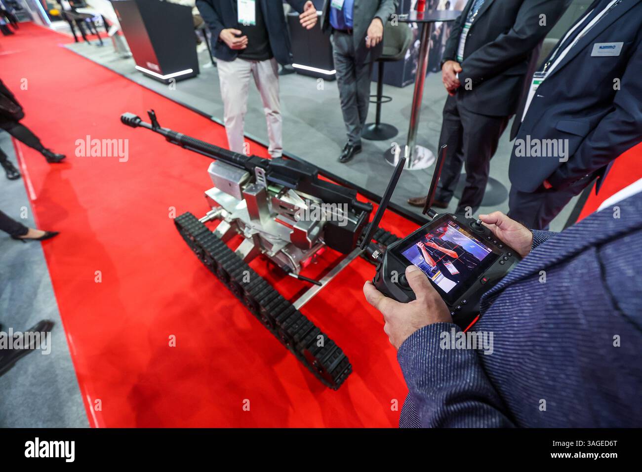 Zagreb, Croatia. 08th Apr, 2025. An international exhibition of arms ...