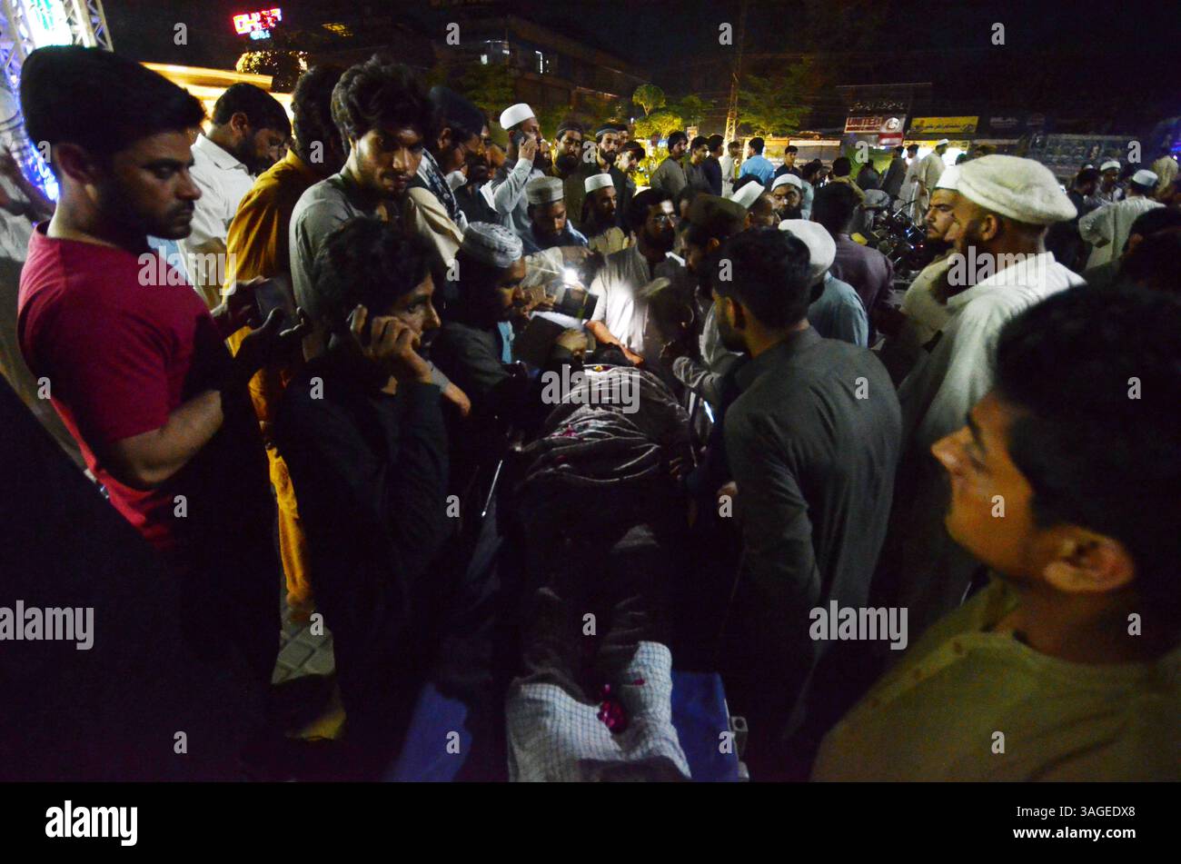 April 8, 2025, Peshawar, Peshawar, Pakistan: Protest Erupts on ...