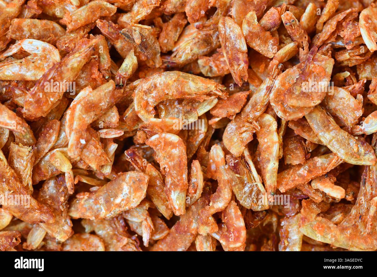 Close up of Vietnamese tiny crispy shrimps snack Stock Photo - Alamy