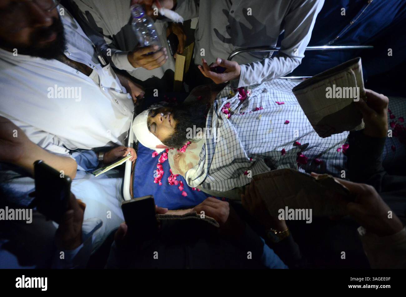 April 8, 2025, Peshawar, Peshawar, Pakistan: Protest Erupts on ...