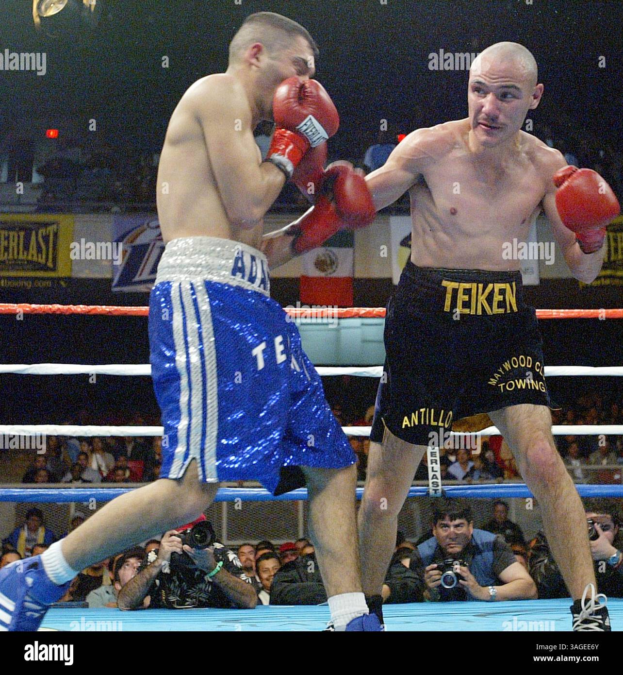 Dec 11, 2003; Los Angeles, CA, USA; In the semi-main event Lightweight ...