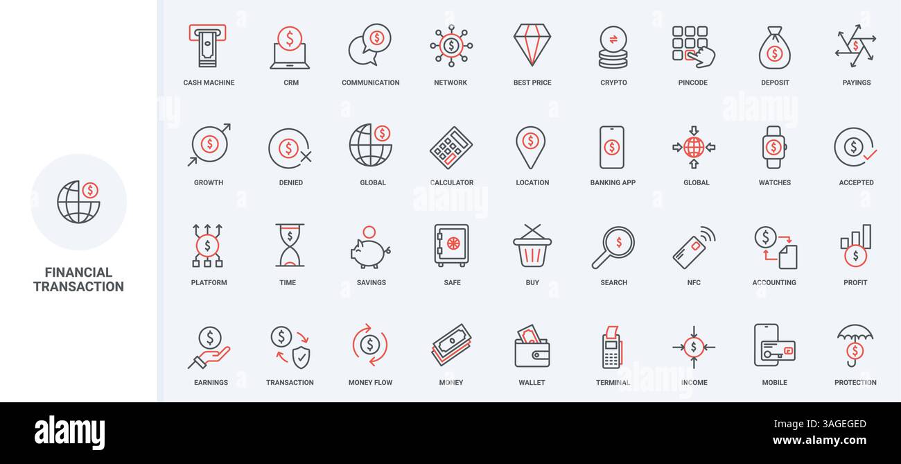 Money transfer and flow, cash, cryptocurrency and online transaction ...