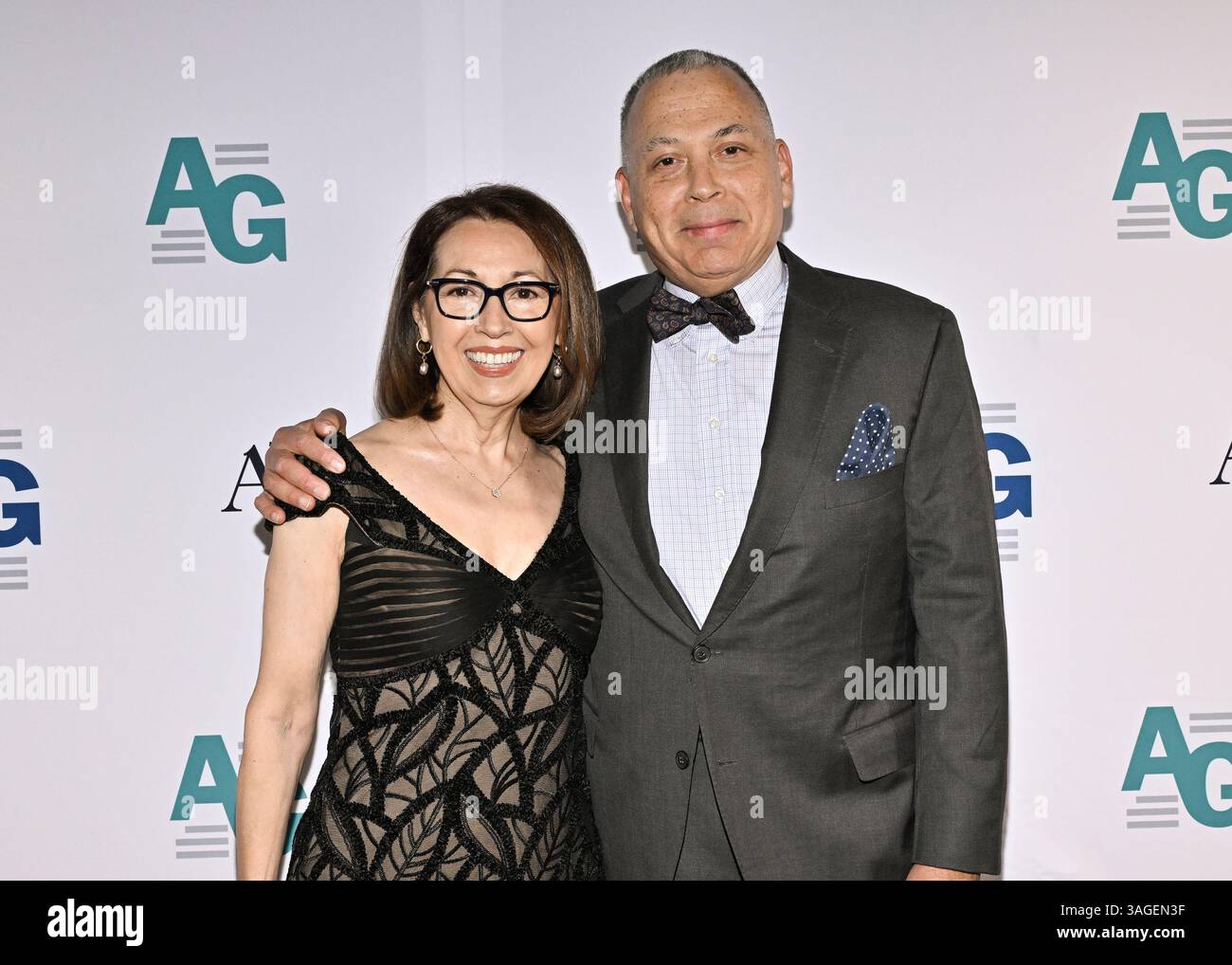 Authors Guild Foundation Board president Marie Arana, left, and Authors ...