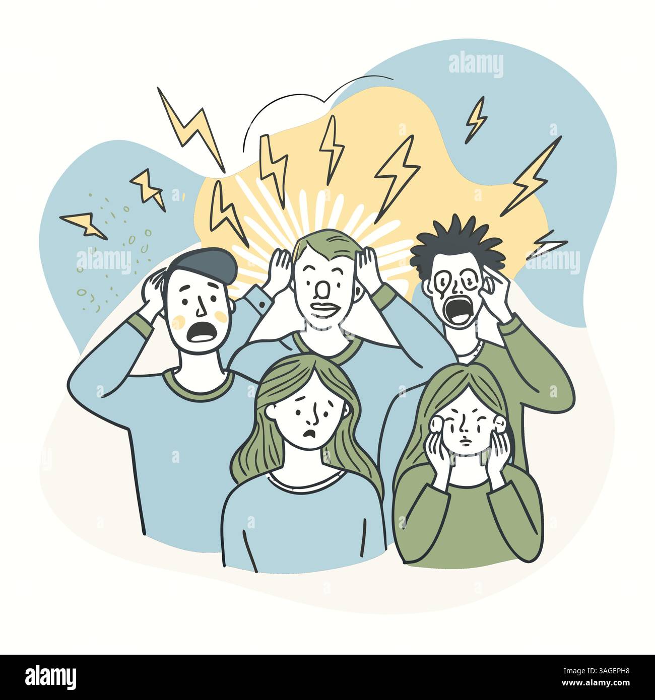 Vector Illustration of People – Group, Crowd, and Individual Characters ...