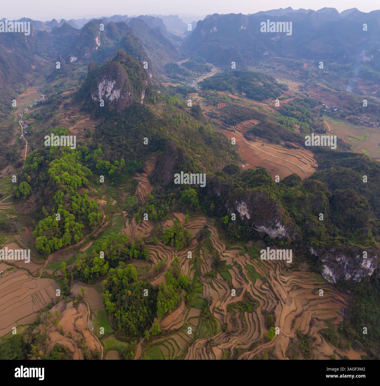 Aerial Vietnam Ma Phuc Pass Stock Photo - Alamy
