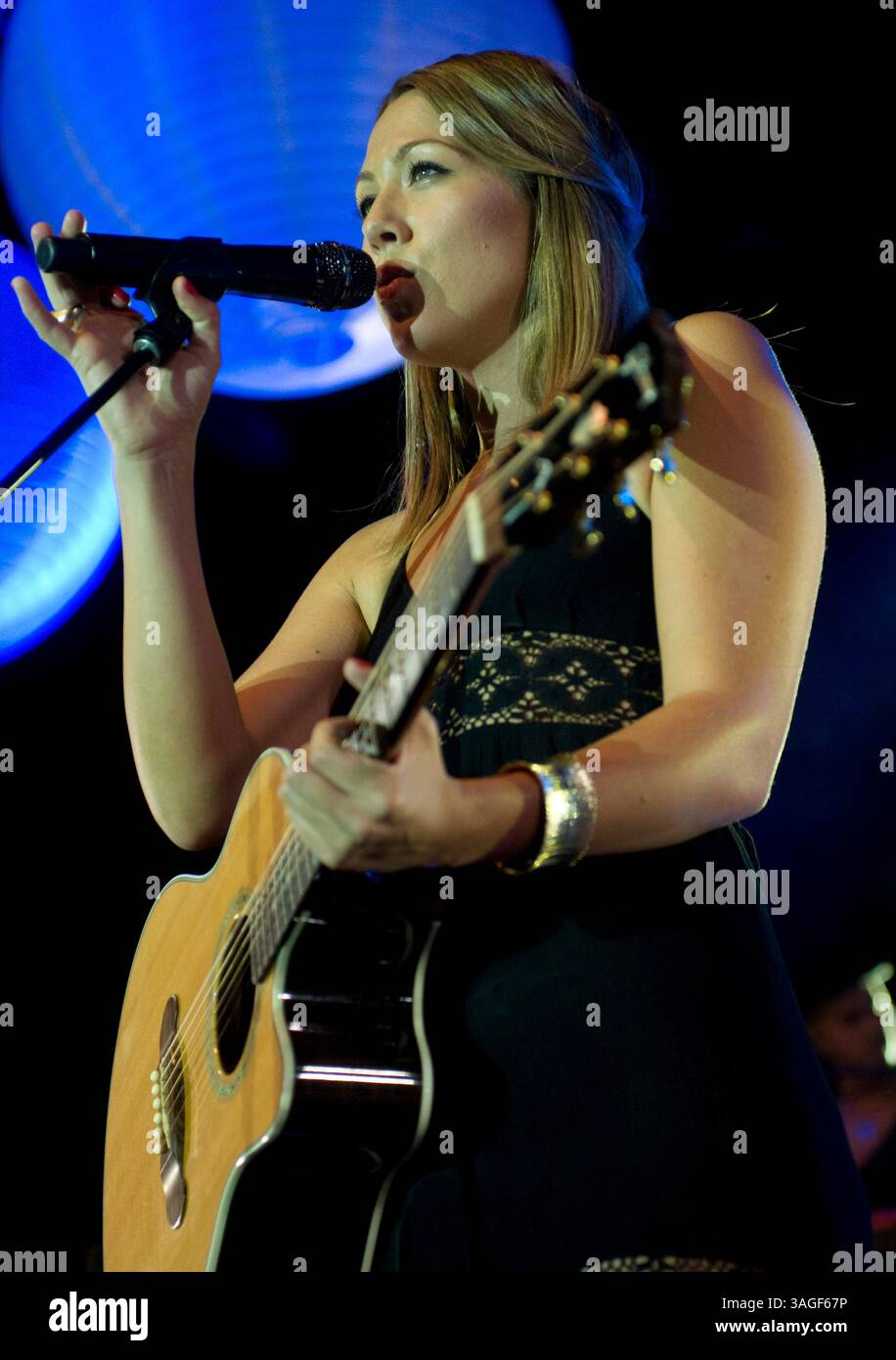 August 7, 2012: Colbie Caillat playing a show at The Fillmore in Denver ...