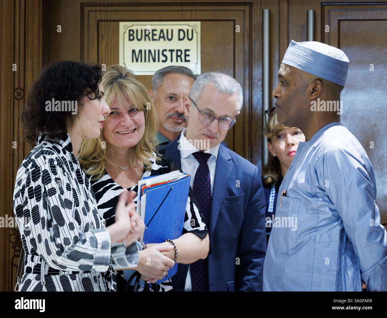 Ndjamena, Chad. 08th Apr, 2025. Belgian EU Commissioner for ...
