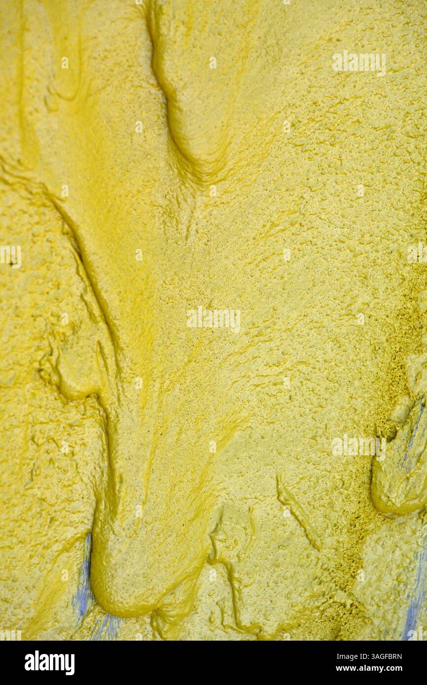Yellow abstract flowing paint Stock Photo - Alamy