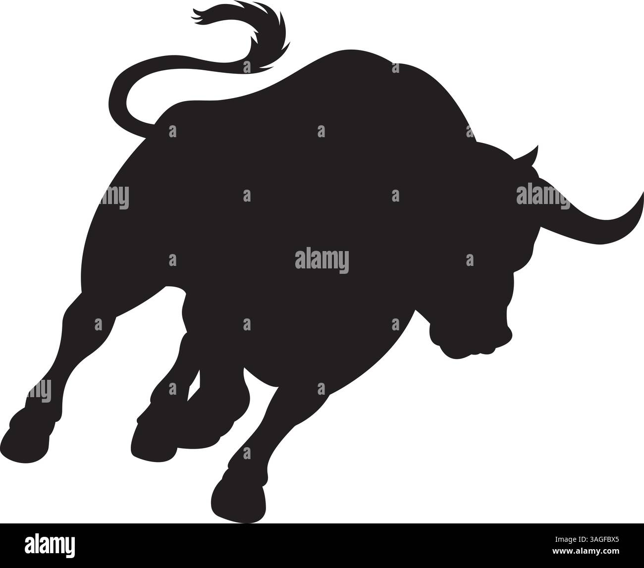 Bull wall Stock Vector Images - Alamy
