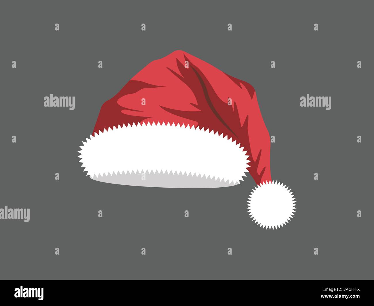 Hand drawn christmas hat vector art Stock Vector Image & Art - Alamy