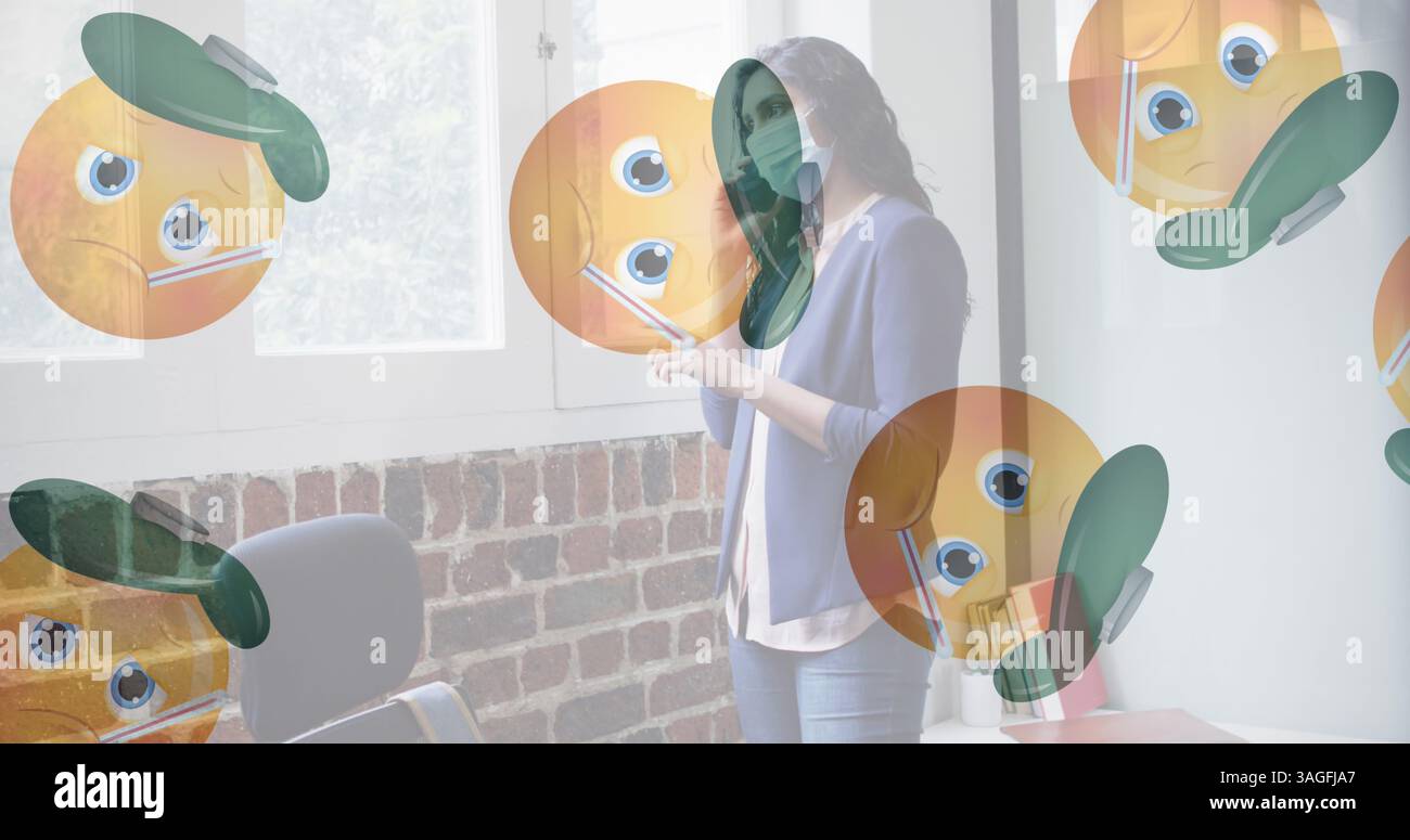 Multiple face emojis moving hi-res stock photography and images - Alamy