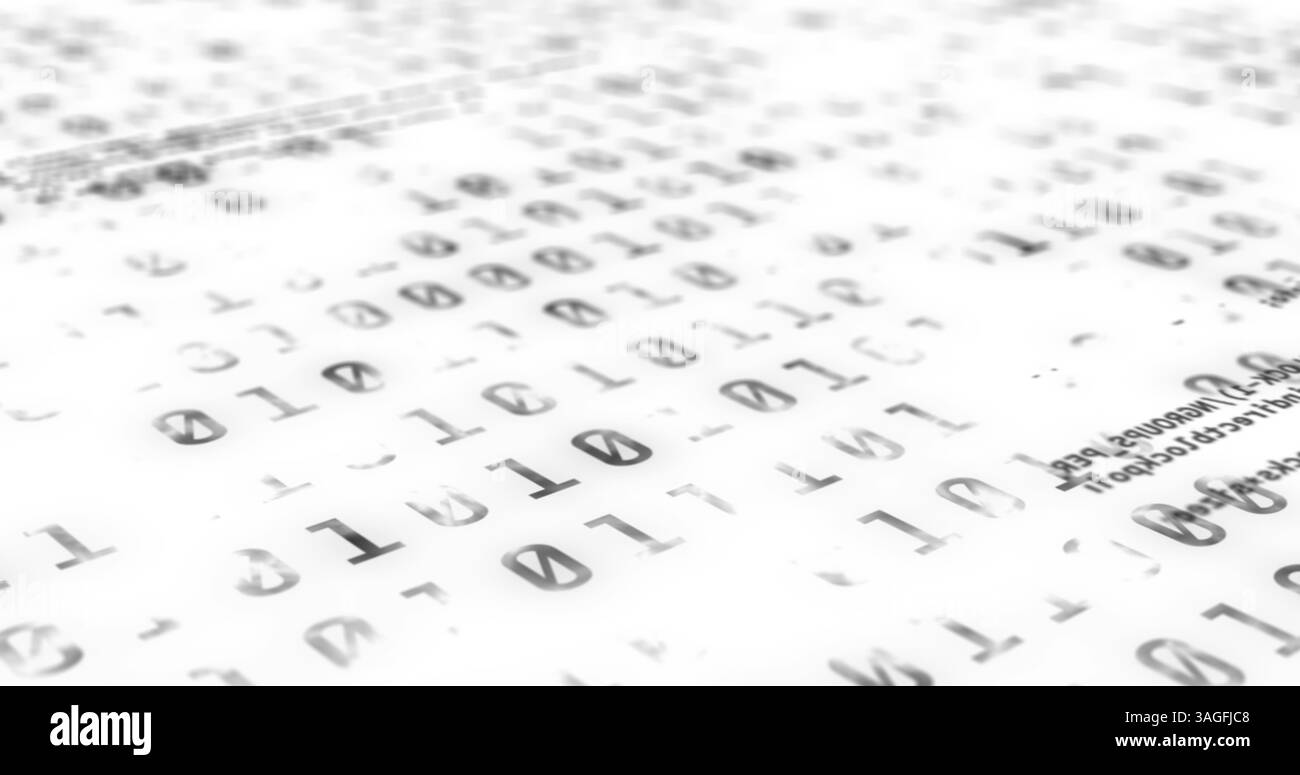 Image of numbers and data processing on white background Stock Photo ...