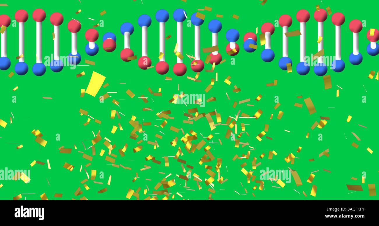 Confetti animation green screen celebration hi-res stock photography ...