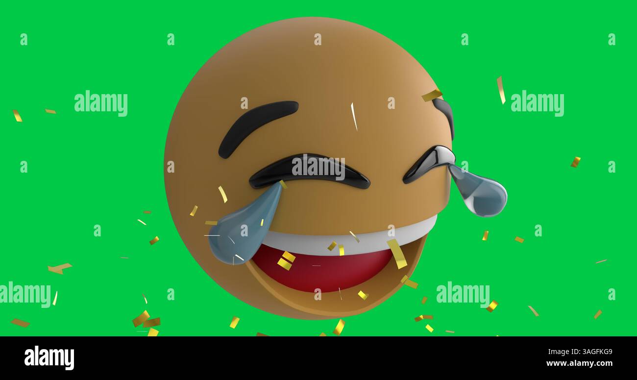 Animation emoji icon on screen hi-res stock photography and images - Alamy