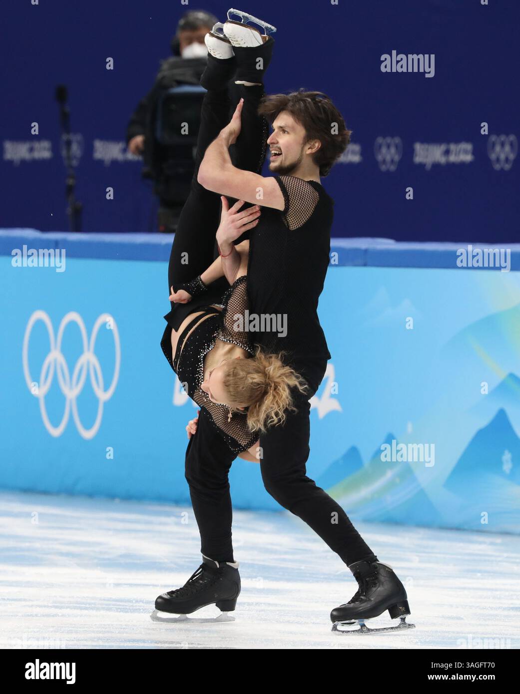 FEB 12, 2022 - Beijing, China: Maria Kazakova and Georgy Reviya of ...