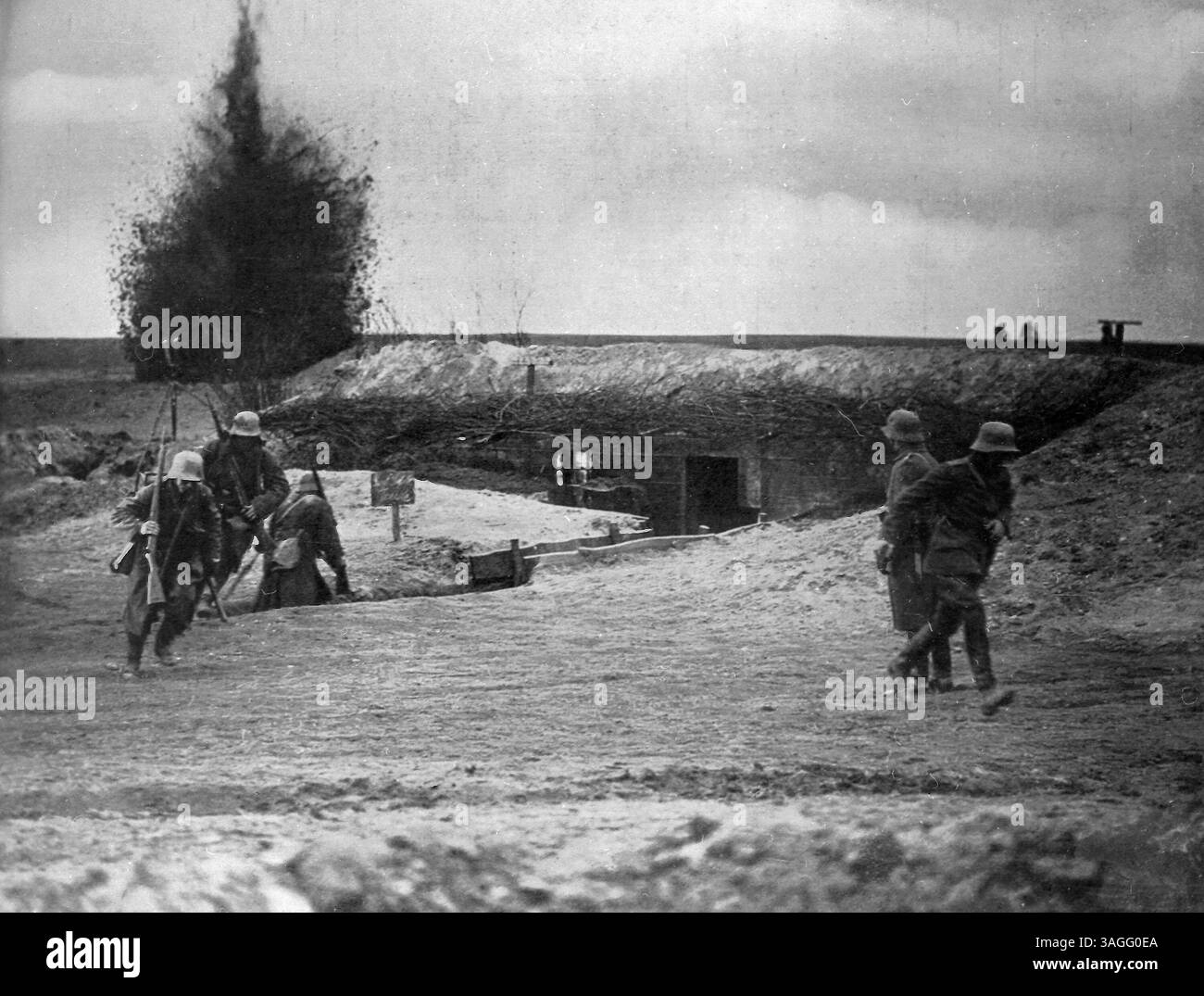 Scene from the German movie Westfront, Germany 1930 Stock Photo - Alamy