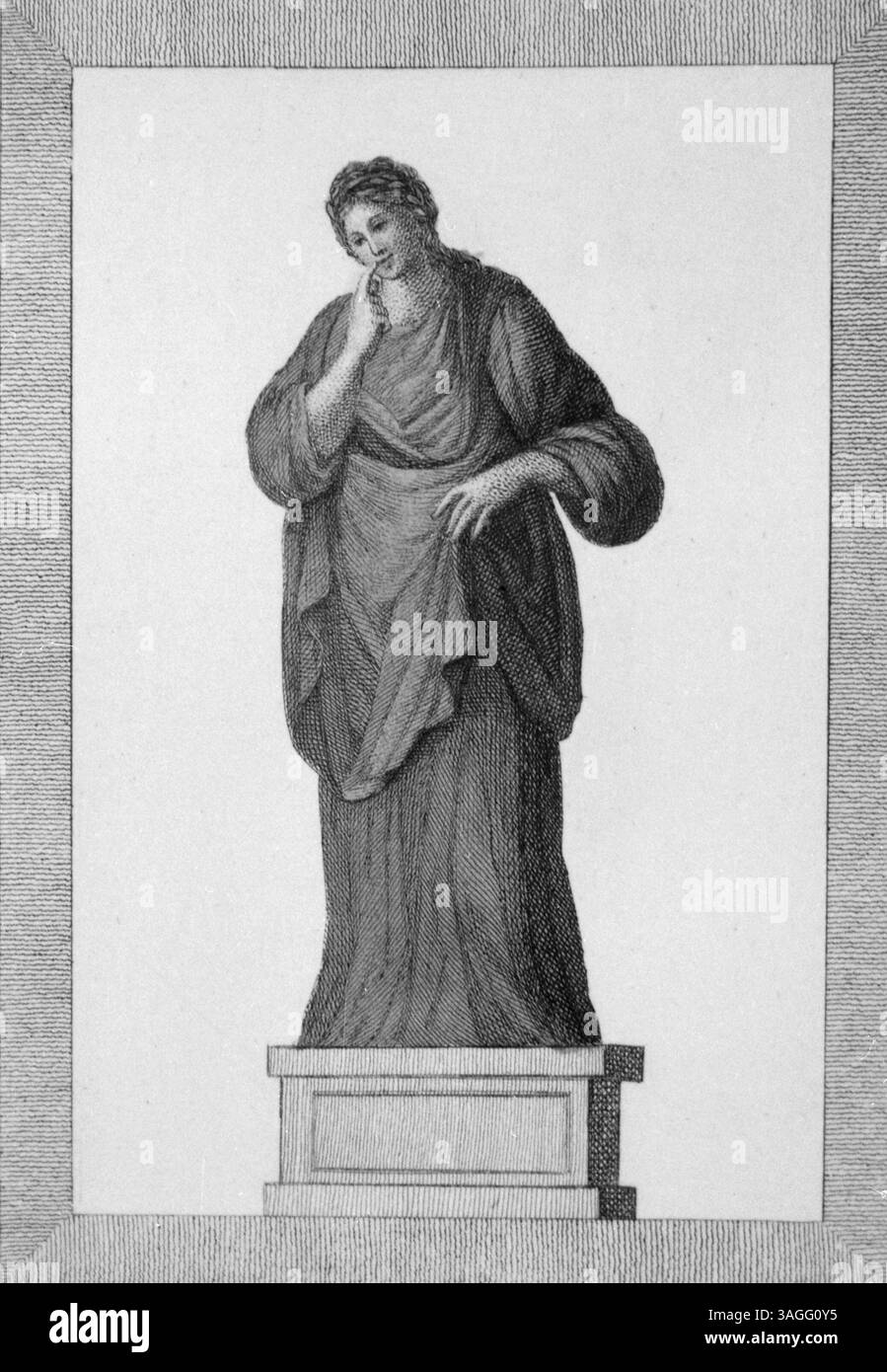 Polyhymnia, Muse of sacred poetry, sacred hymn, dance and eloquence in ...