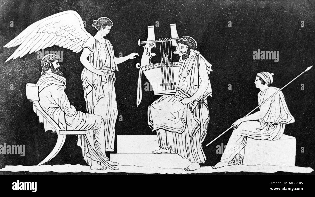 Ancient Greek poet Homer, illustration 1700s Stock Photo - Alamy