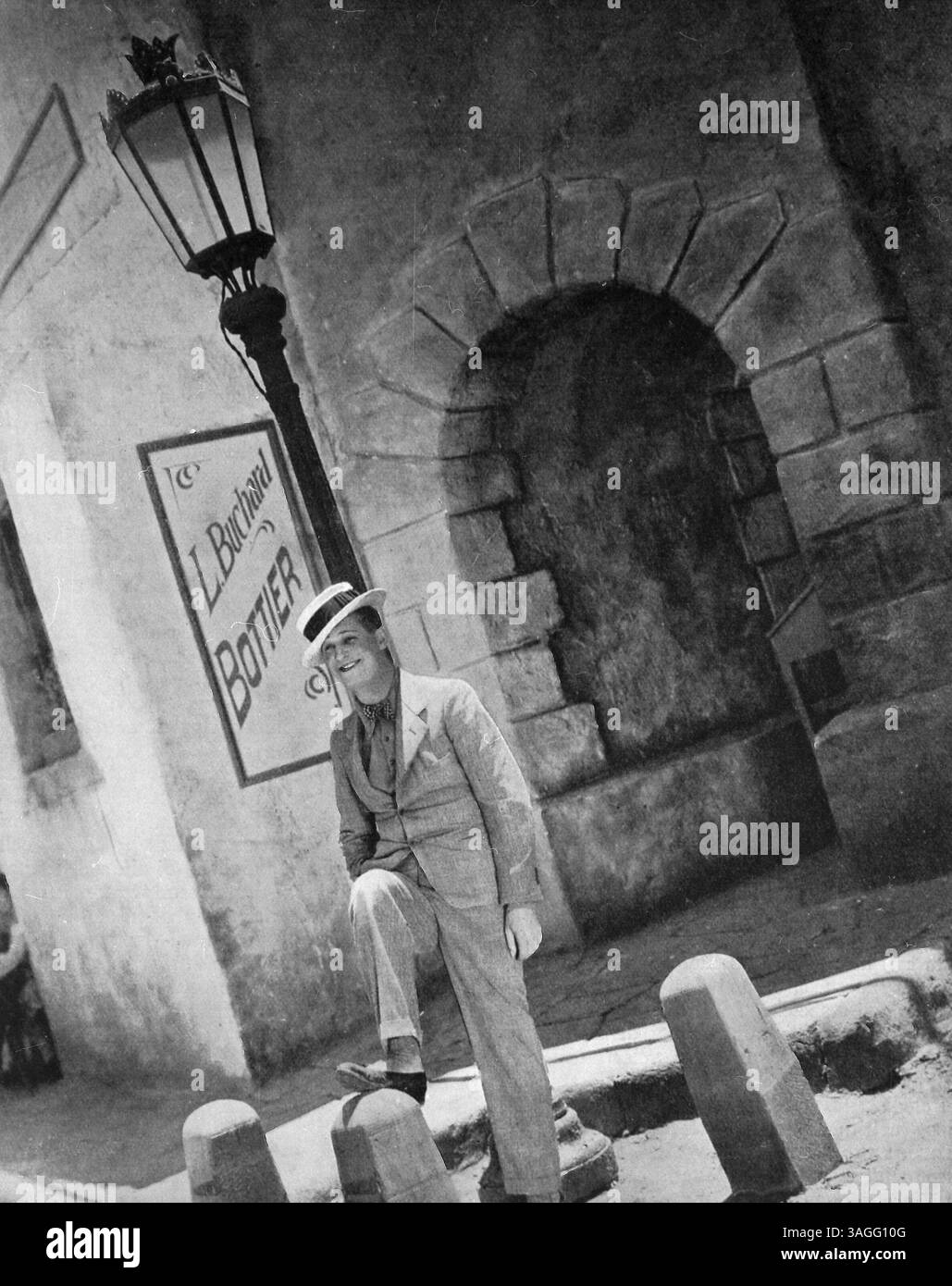 French actor Maurice Chevalier in the movie The Way to Love, 1933 Stock ...