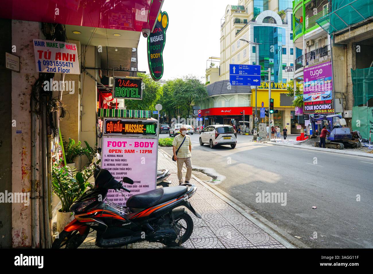 Ho Chi Minh City, Vietnam- March 25, 2025: daily view on Ly Tu Trong ...