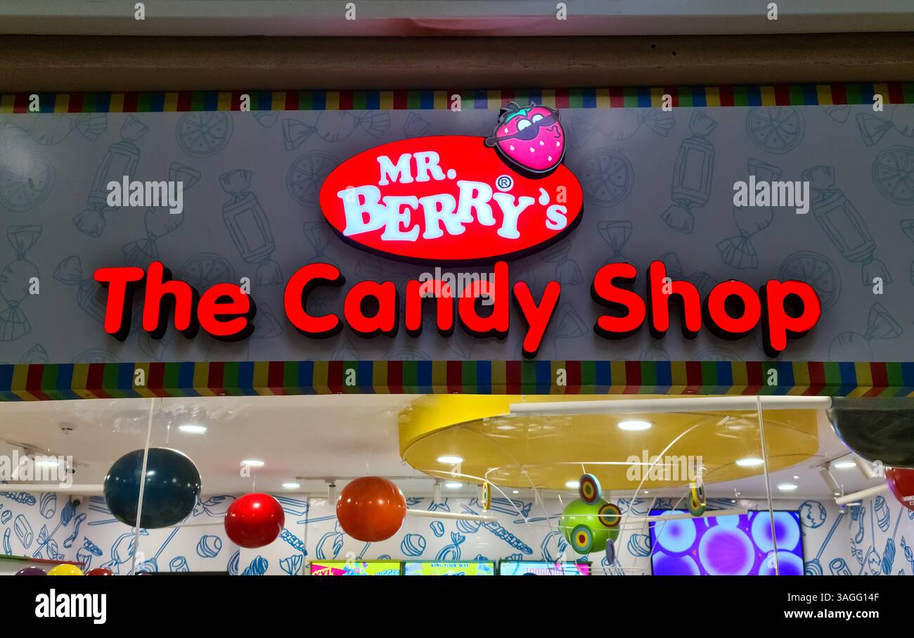 Dubai, United Arab Emirates - 21. January 2024: Illuminated sign of Mr ...