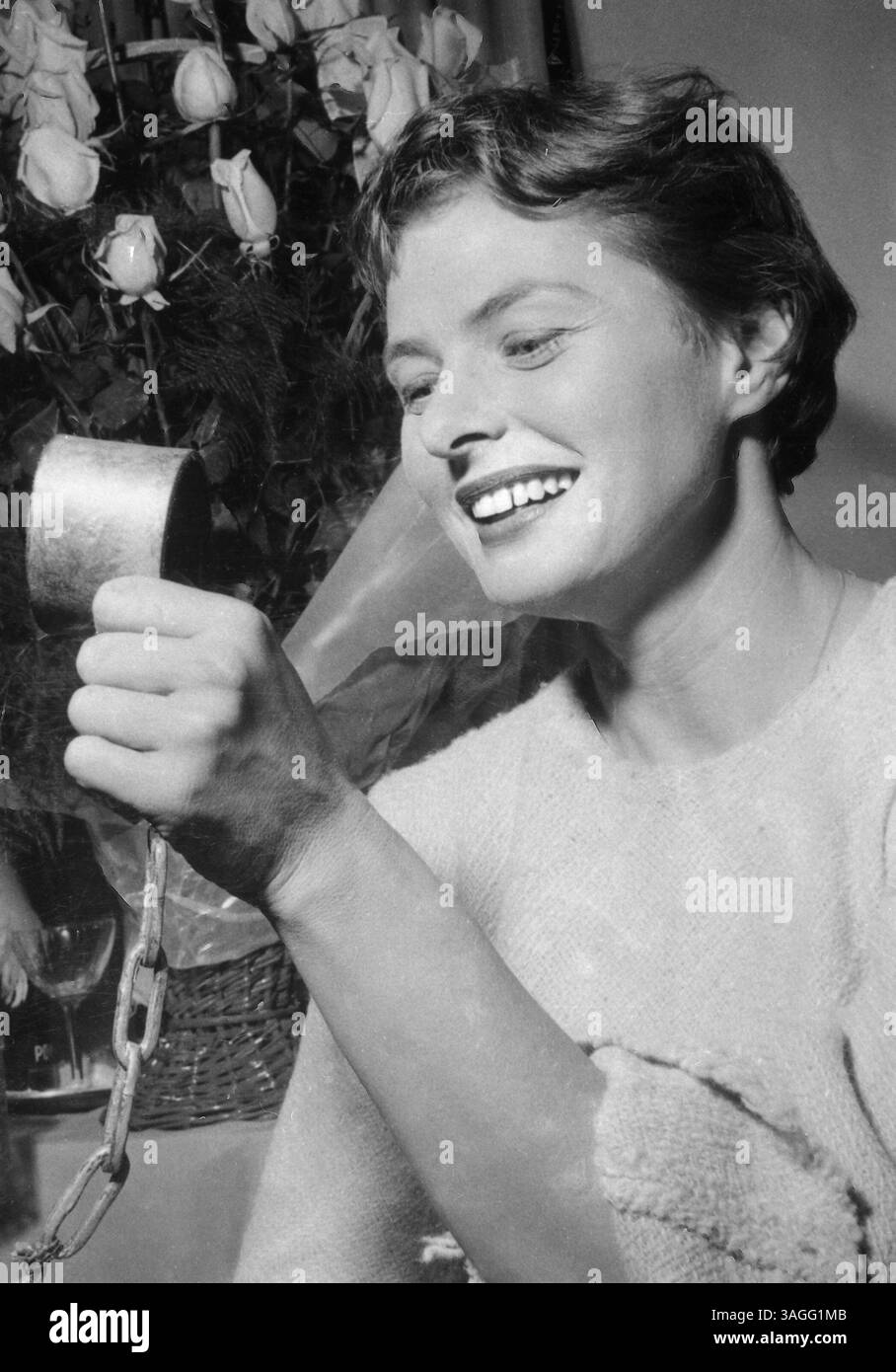 Swedish actress Ingrid Bergman, 1950s Stock Photo - Alamy