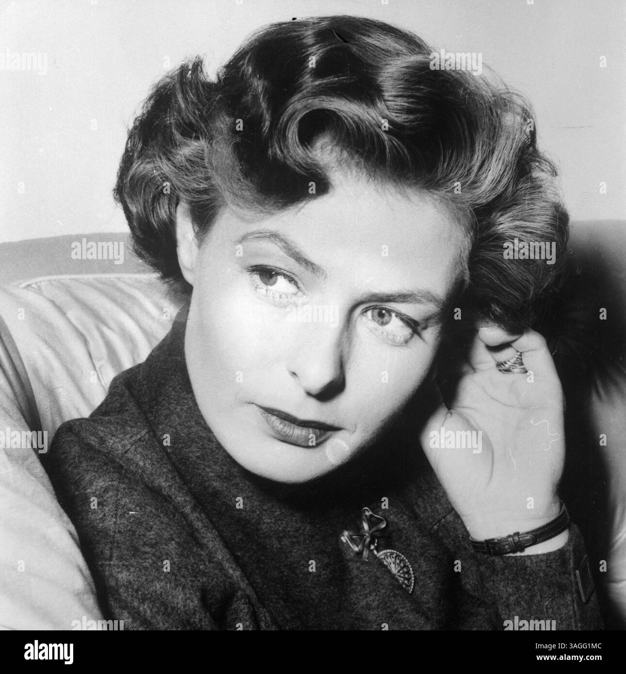 Swedish actress Ingrid Bergman, 1950s Stock Photo - Alamy