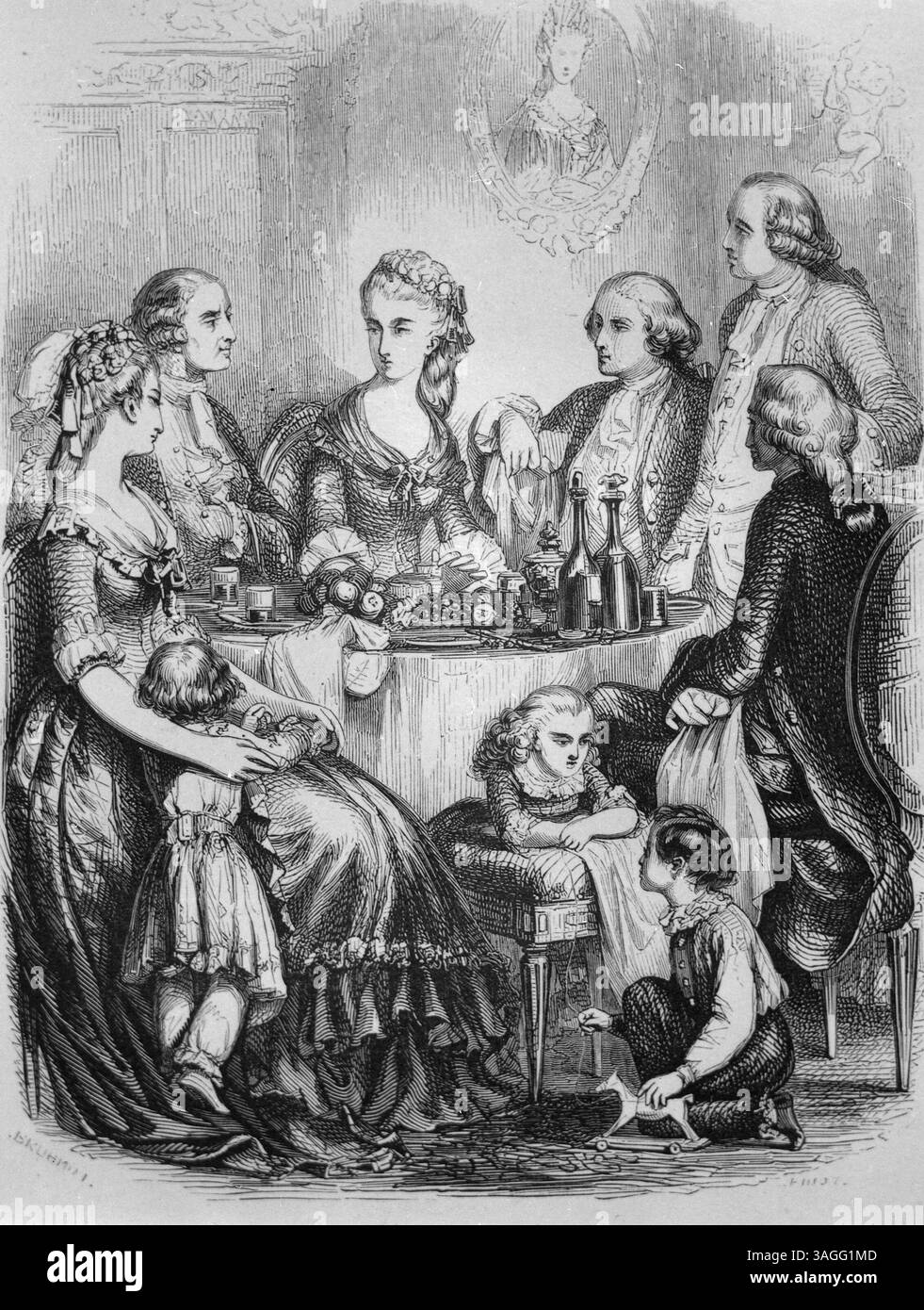 Julie, or the new Heloise, illustration of the book by French author ...