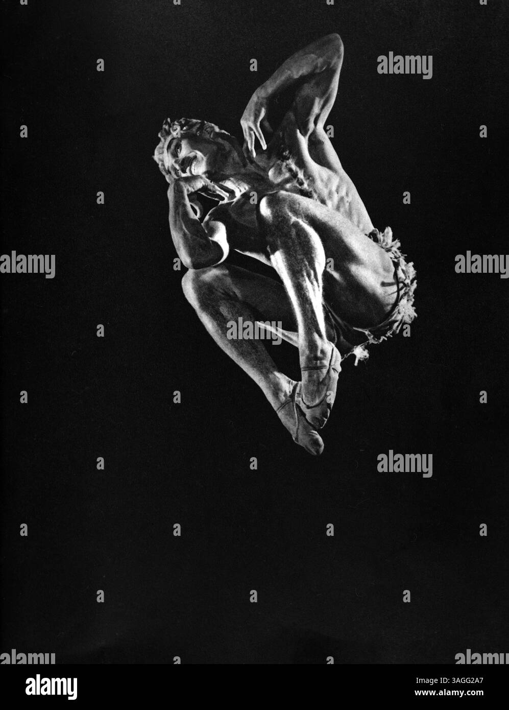 Ballet dancer jumping, 1950s Stock Photo - Alamy