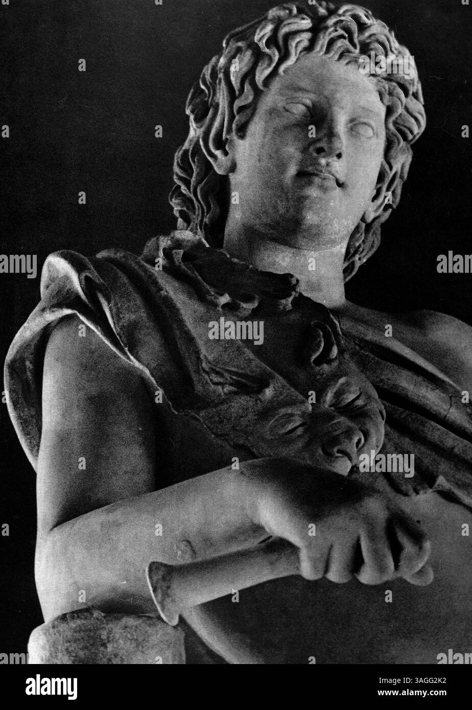 Resting Satyr, Roman Hellenistic marble sculpture Stock Photo - Alamy