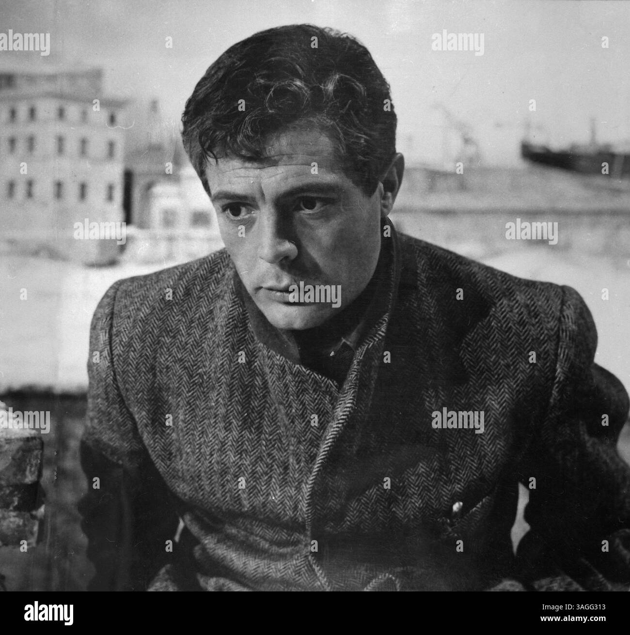 Italian actor Marcello Mastroianni, 1950s Stock Photo - Alamy