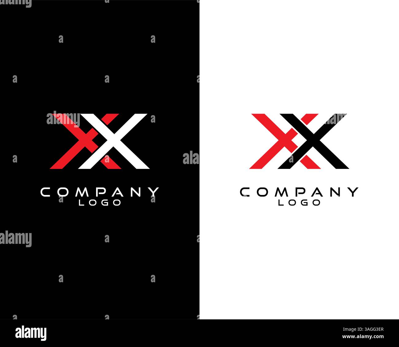 XX, X letter or initial Monogram logotype vector for company/business ...