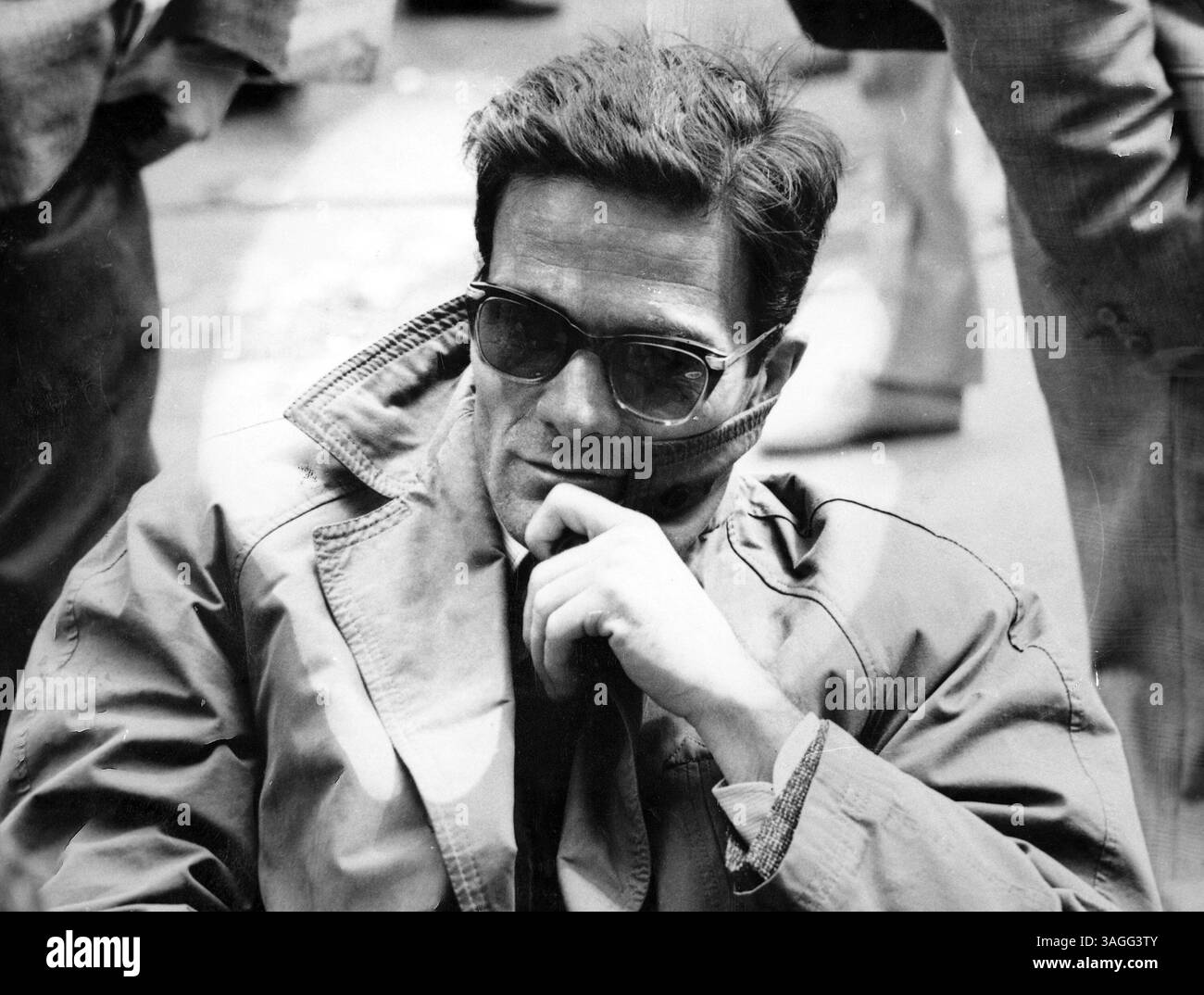 Italian poet and film director Pier Paolo Pasolini, 1960s Stock Photo ...
