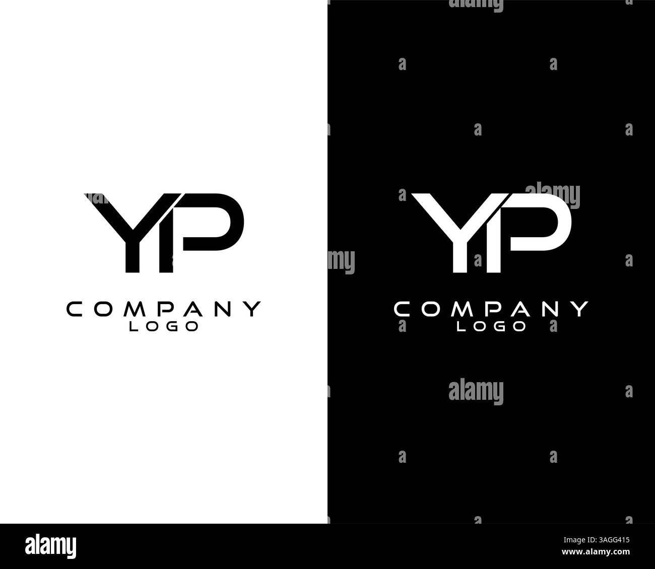 YP, PY modern letter logo design template vector . vector logo for ...