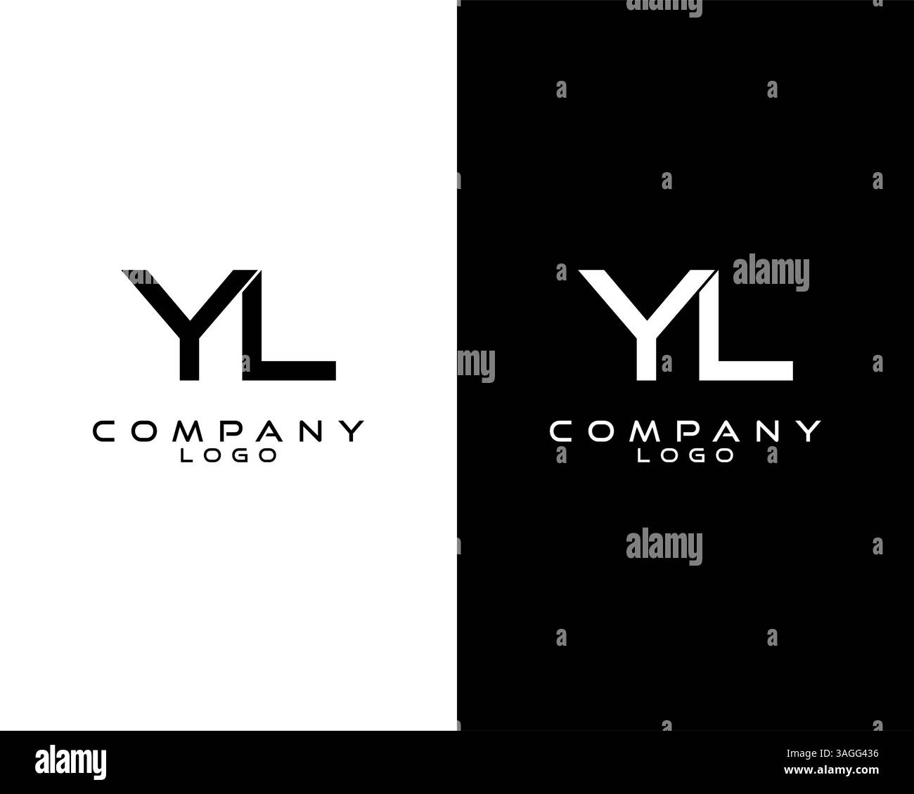 YL, LY modern letter logo design template vector . vector logo for ...