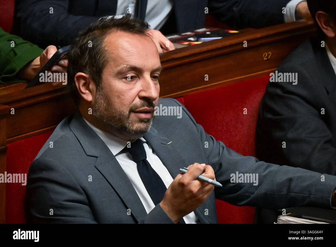 Paris, France. 08th Apr, 2025. French MP for the Rassemblement National ...