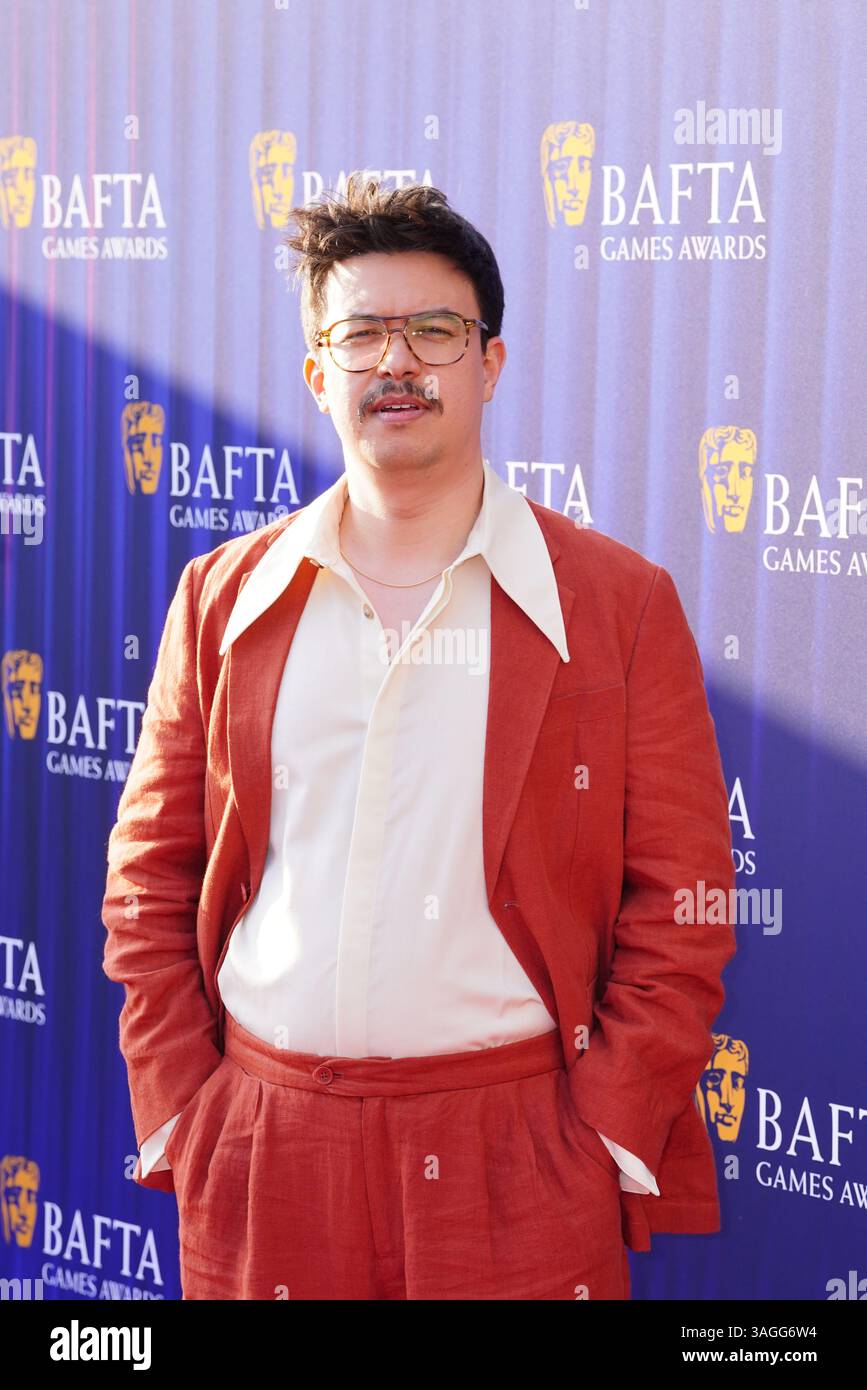 Phil Wang at the Bafta Games Awards 2025, at Queen Elizabeth Hall ...