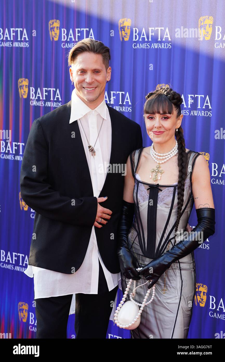 Neil Newbon and Saleta Losada Rodriguez at the Bafta Games Awards 2025 ...