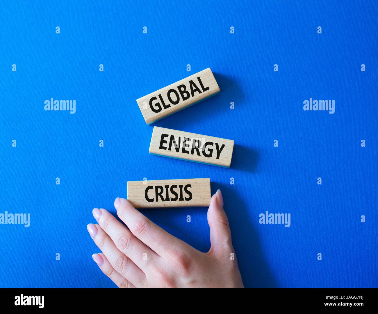 Global Energy Crisis symbol. Wooden blocks with words Global Energy ...