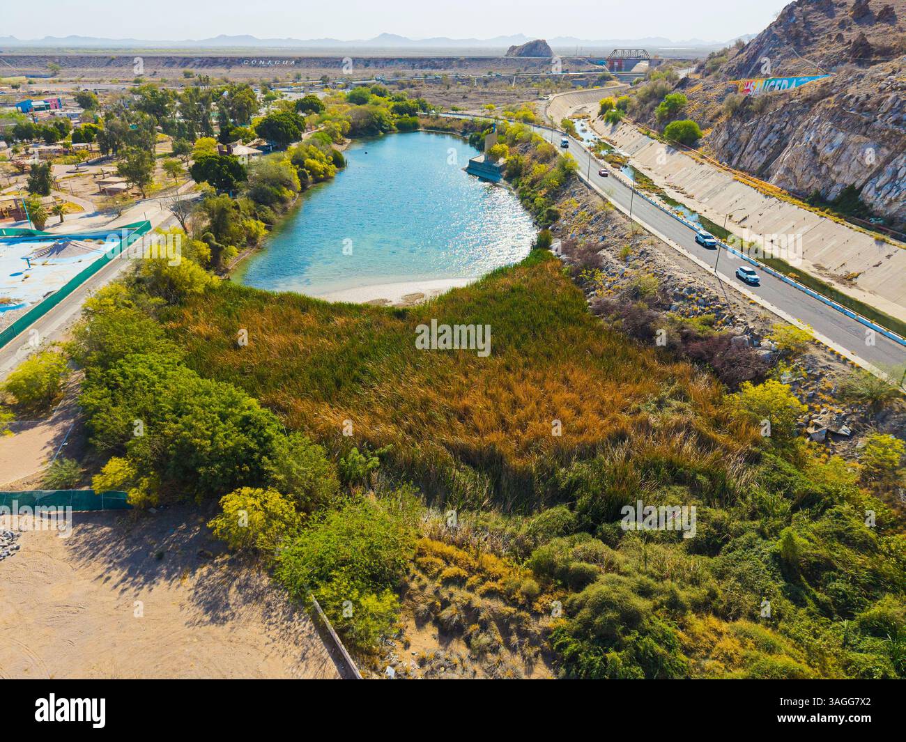 La Sauceda Urban Forest in Hermosillo, Mexico, formerly known as La ...