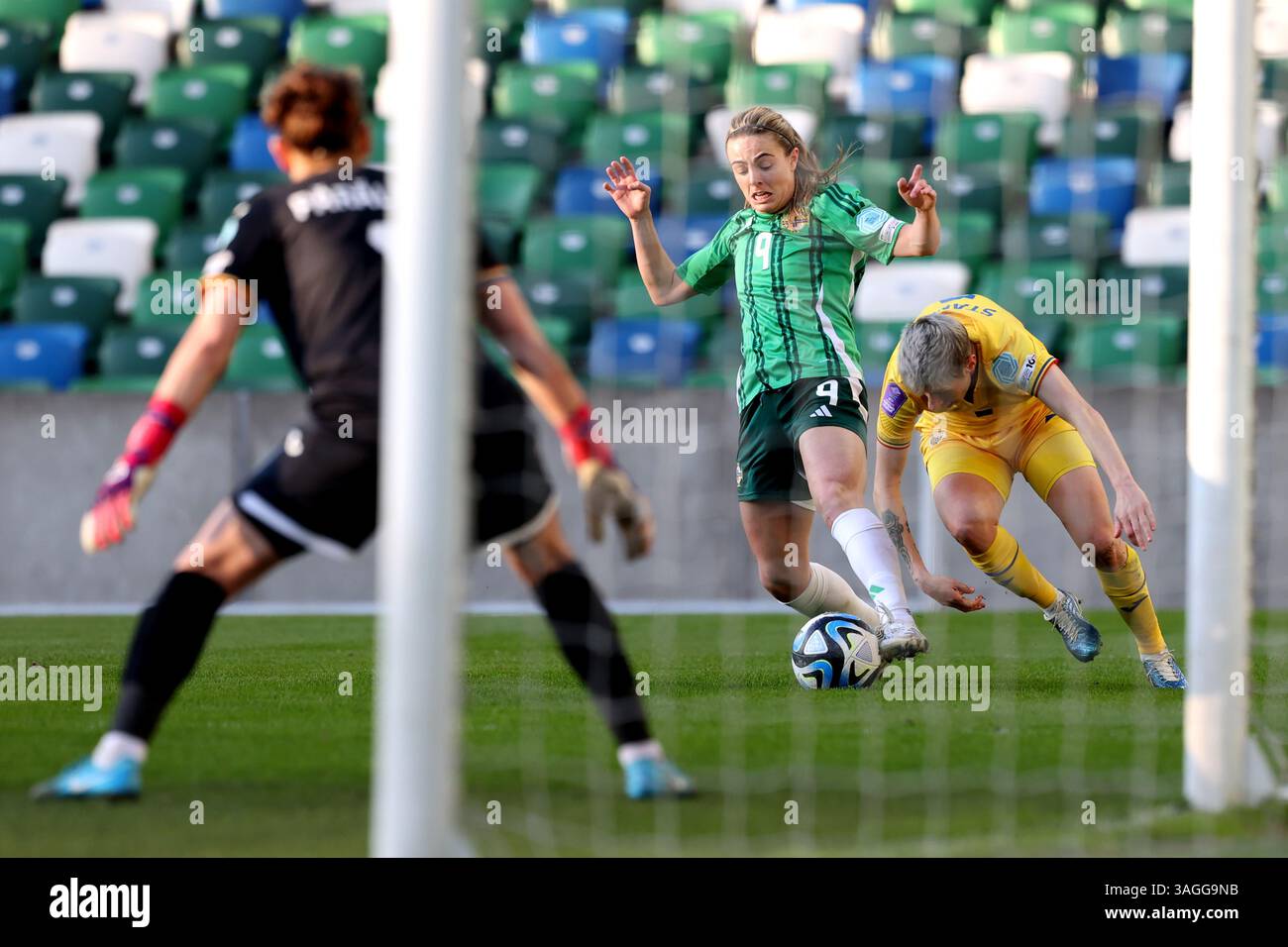 Northern Ireland's Simone Magill (right) and Romania's Ana Maria ...