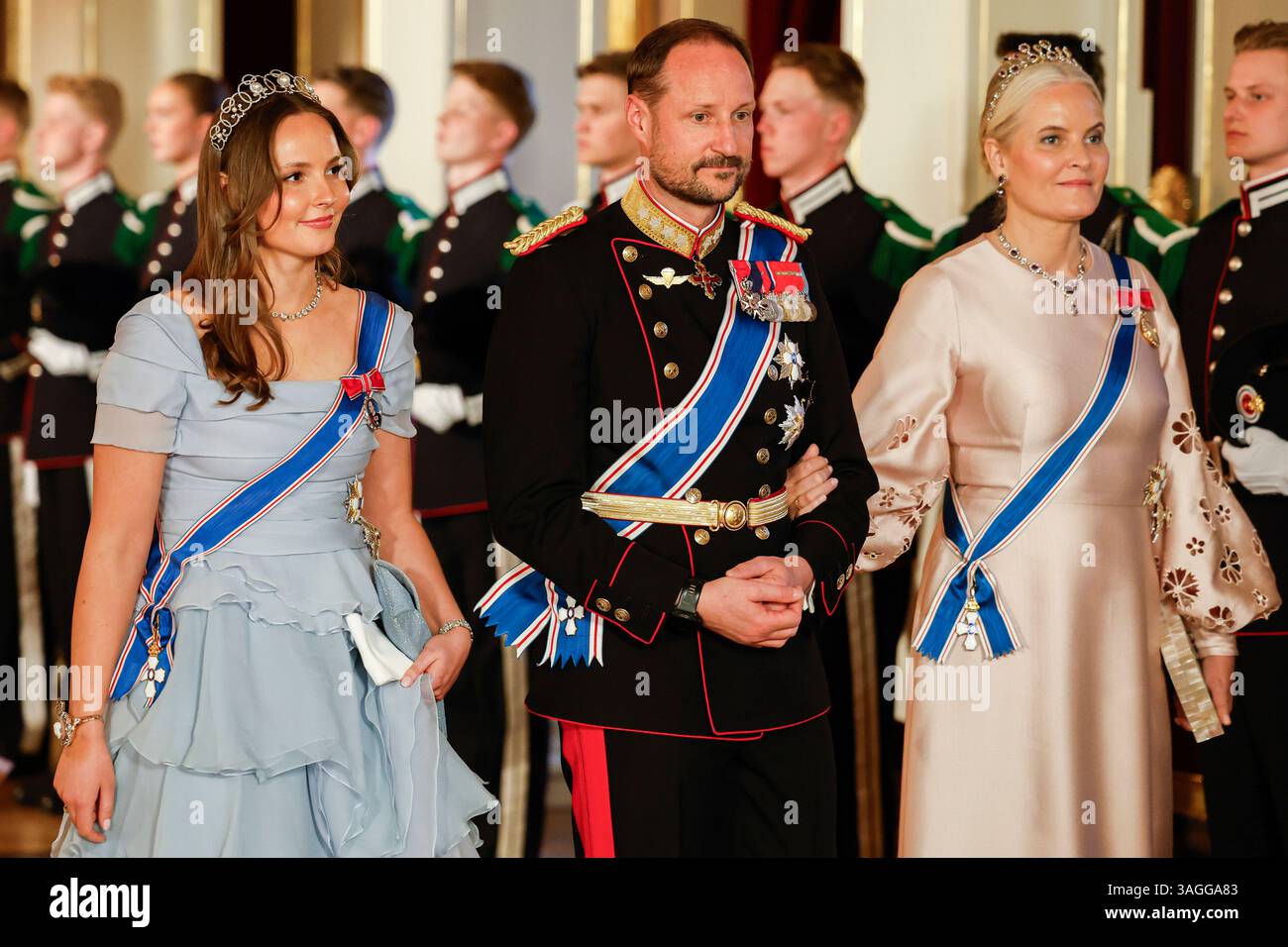 From left, Norway's Princess Ingrid Alexandra, left, Crown Prince ...