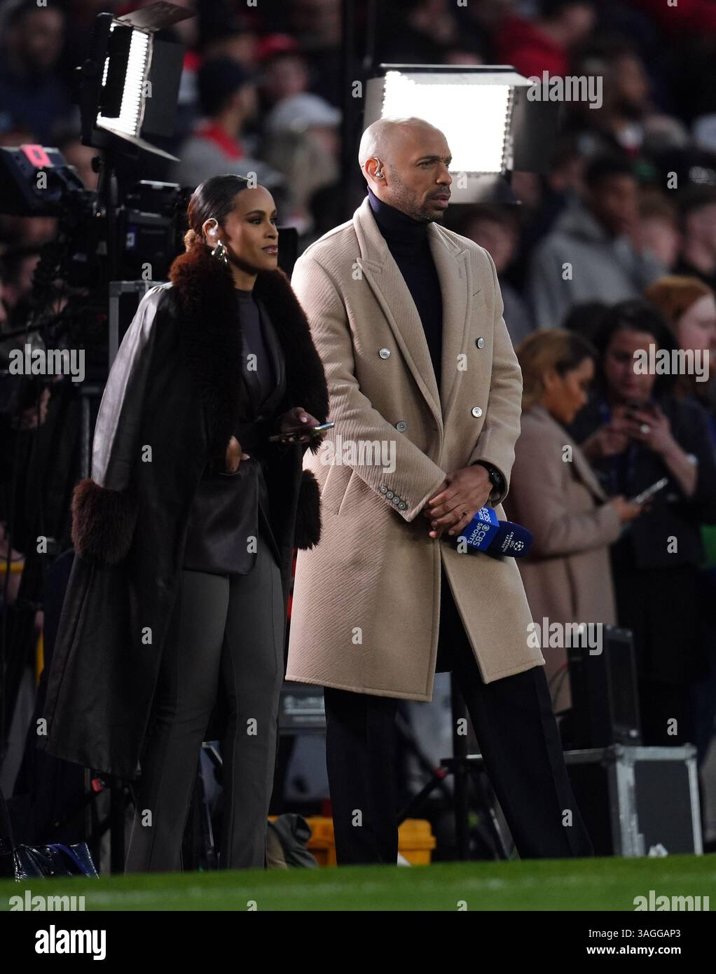 Thierry Henry during the UEFA Champions League quarter final, first leg ...